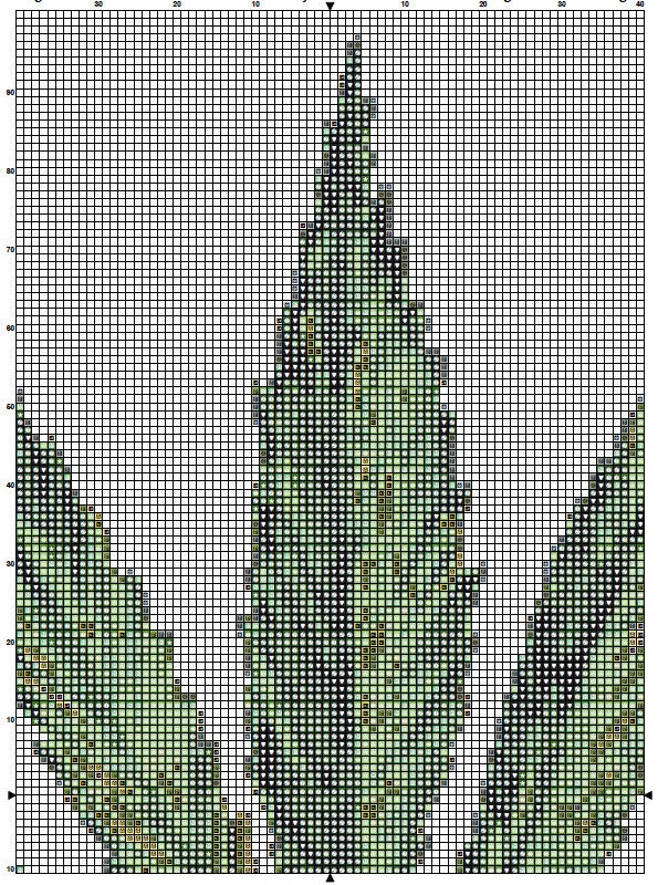 Marijuana Leaf Cross Stitch Pattern Instant PDF Download | Etsy