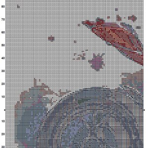 Ducati Motorcycle Cross Stitch Pattern 1 Instant PDF Download - Red ...