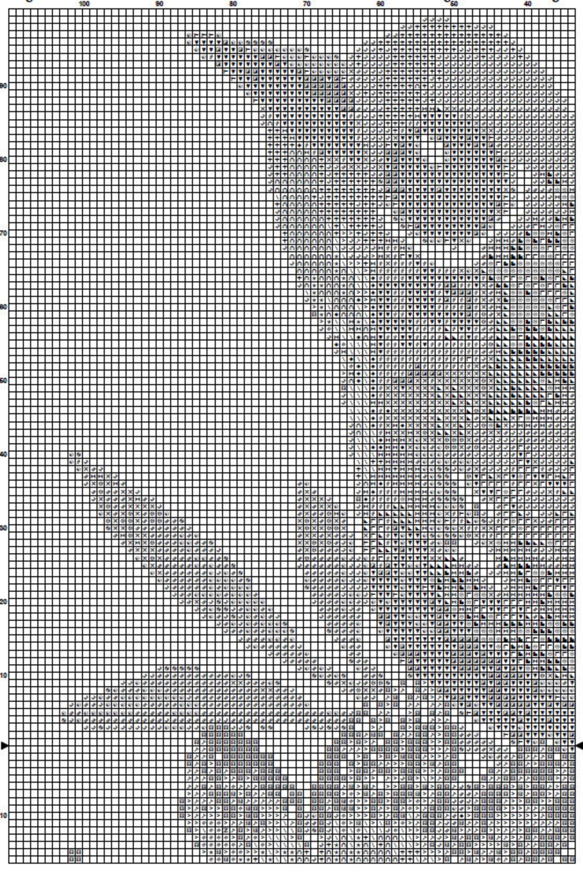 Small Bird Cross Stitch Pattern Instant PDF Download Green | Etsy