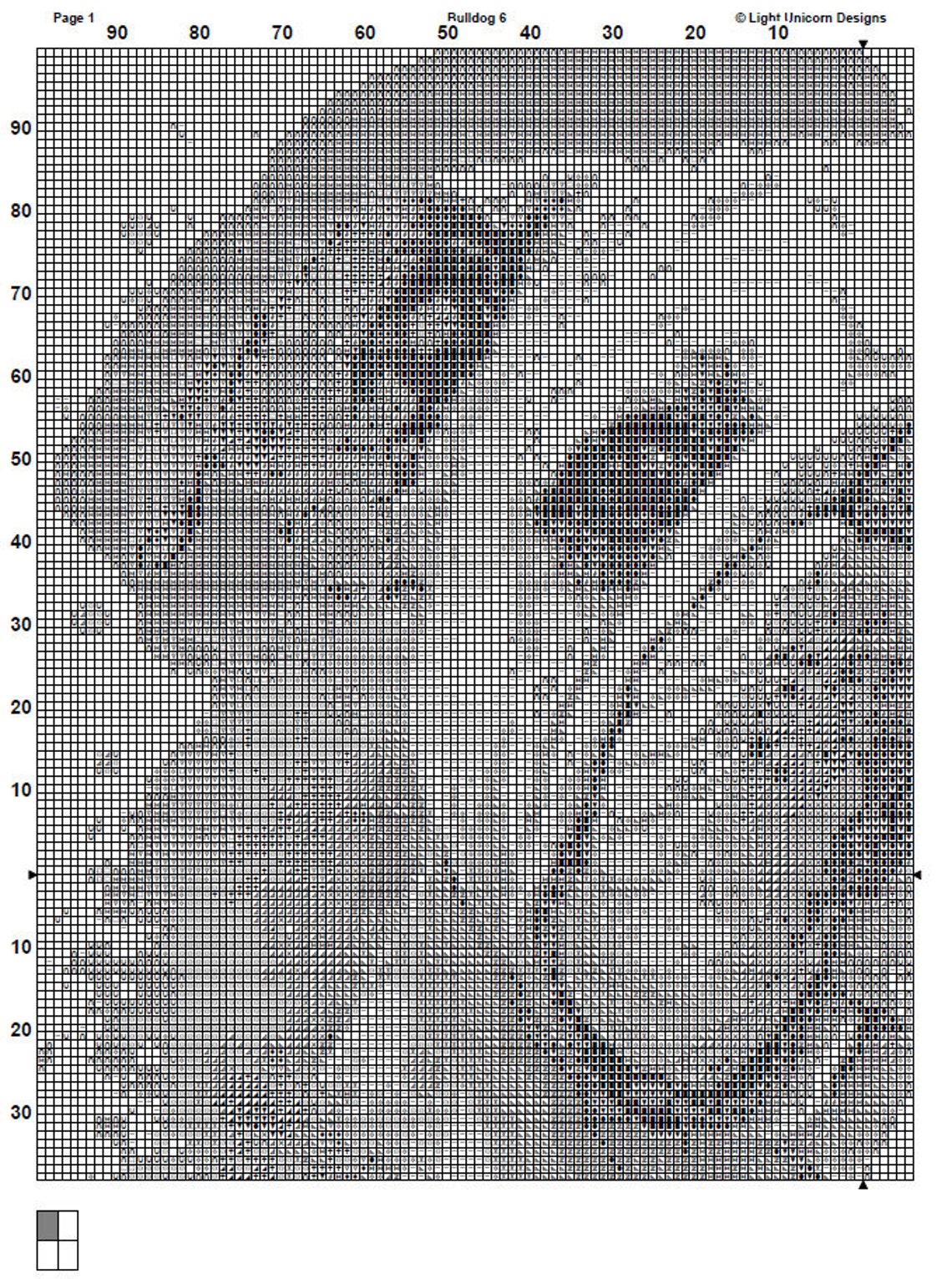 Bulldog Cross Stitch Pattern 6 Instant PDF Download Bulldog - Etsy