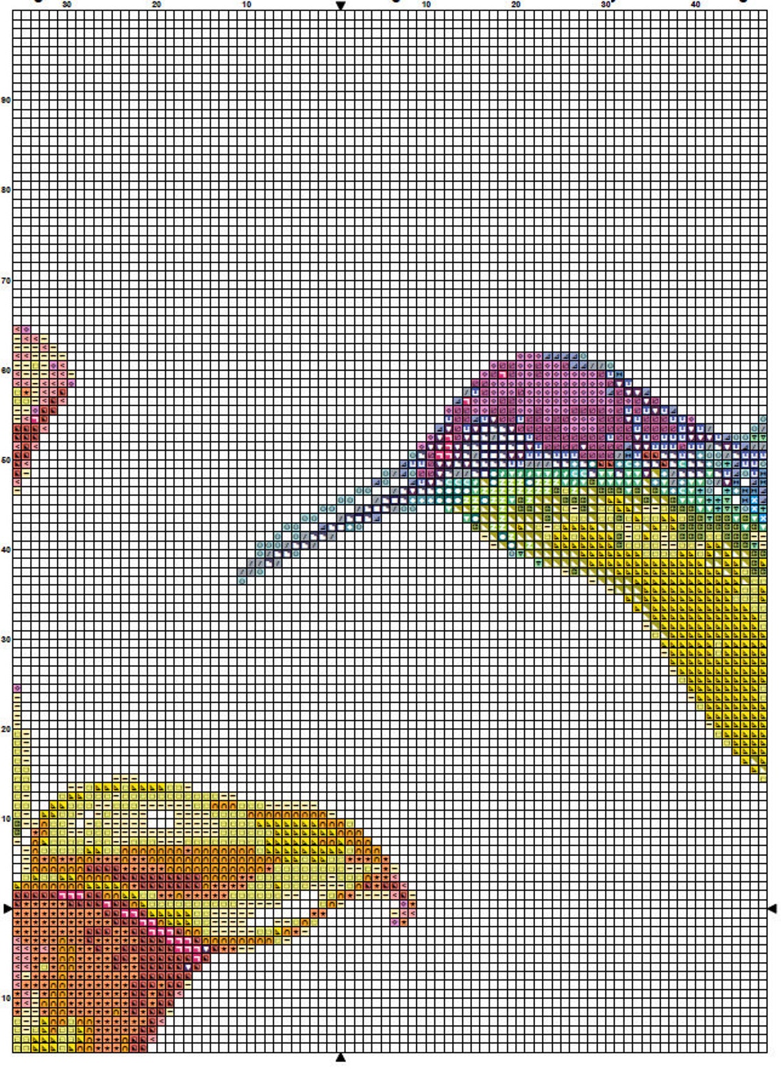 Hummingbird Cross Stitch Pattern 21 Instant PDF Download - Etsy Canada