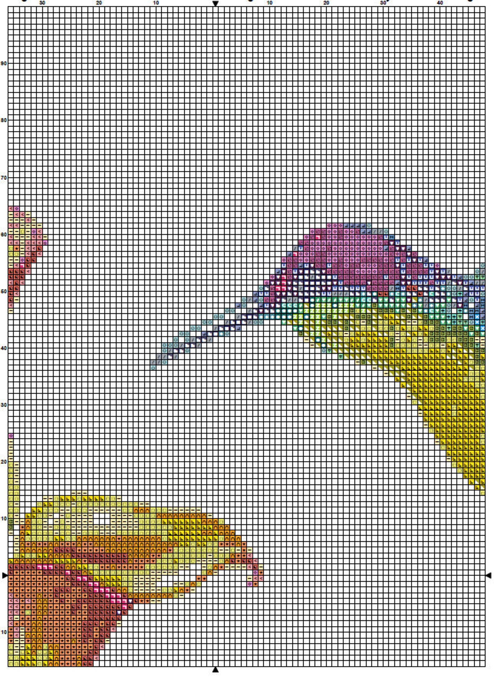 Hummingbird Cross Stitch Pattern 21 Instant PDF Download - Etsy Canada