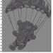 Teddy Bear Sky Diver Cross Stitch Pattern 1 Instant PDF Download | Sky ...