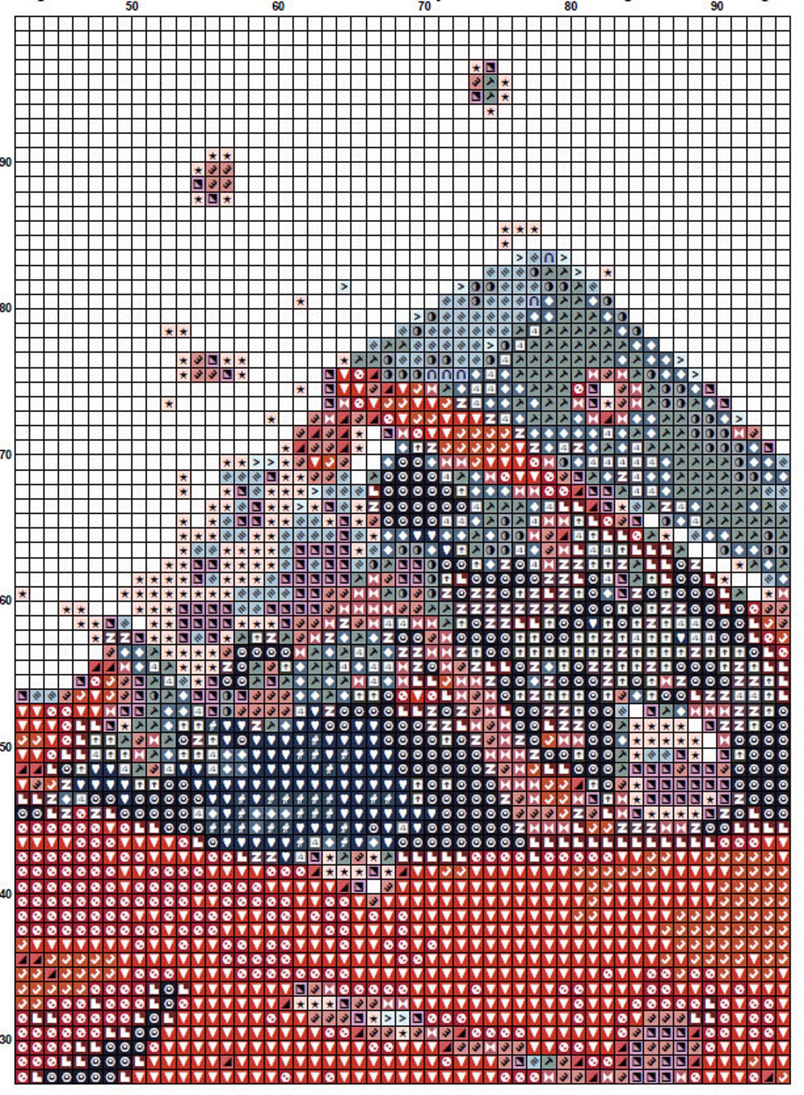 Ducati Motorcycle Cross Stitch Pattern 1 Instant PDF Download - Etsy