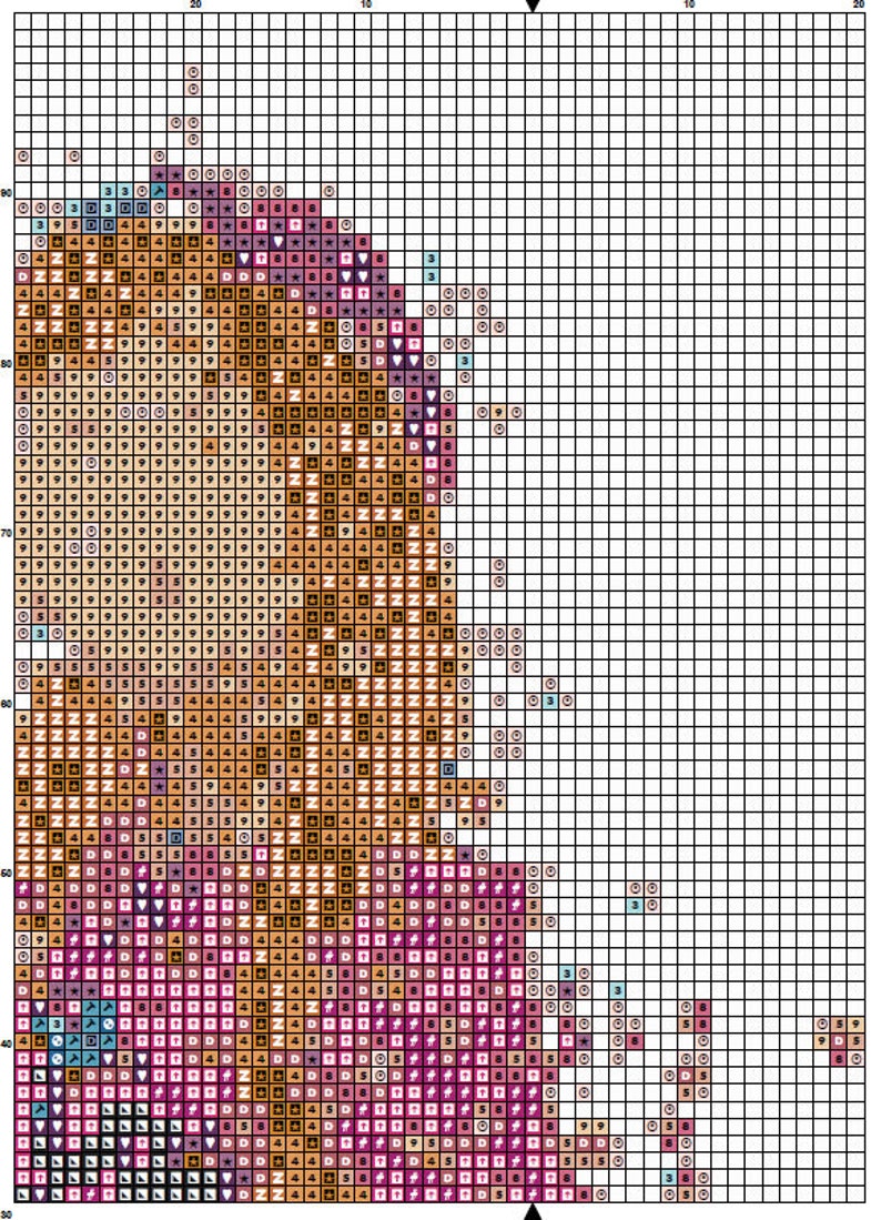 Frozen Cross Stitch Pattern 2 Instant PDF Download Anna | Etsy