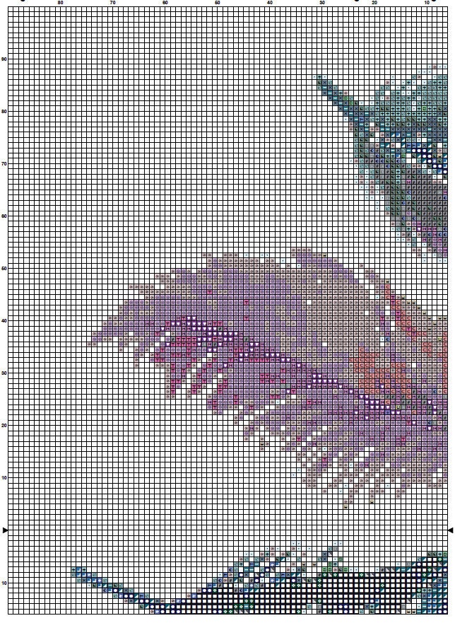 Feather Cross Stitch Pattern 8 Instant PDF Download Feather | Etsy Canada
