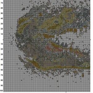 Crocodile Cross Stitch Pattern Instant PDF Download - Crocodile ...