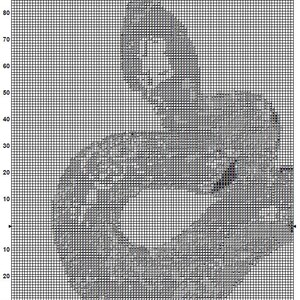 Snake Cross Stitch Pattern 2 Instant PDF Download - White Floral Snake ...