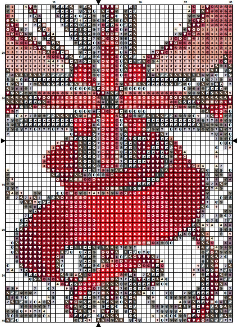 Cross Cross Stitch Pattern 1 Instant PDF Download - Etsy
