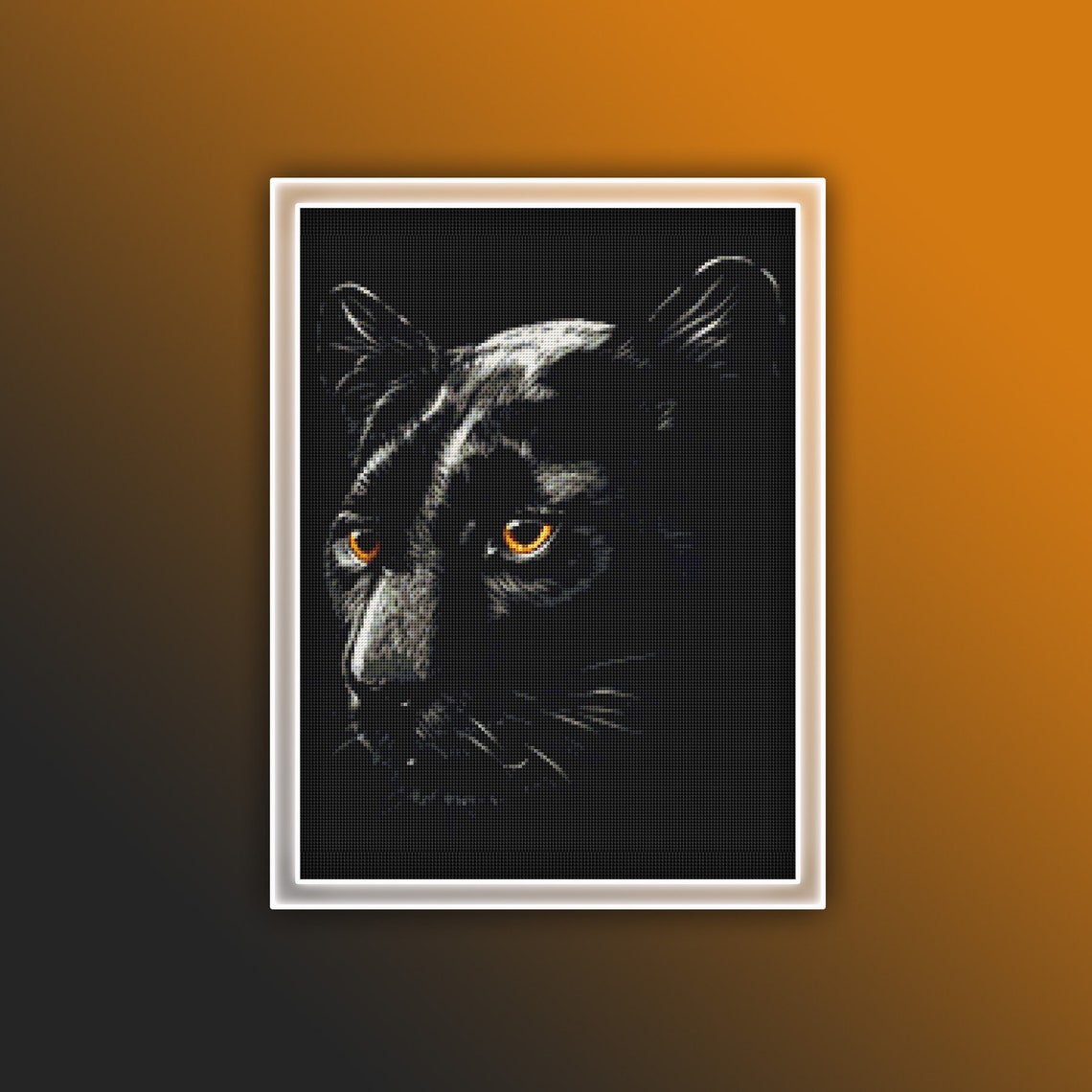 Black Panther Cross Stitch Pattern 1 Instant PDF Download - Etsy