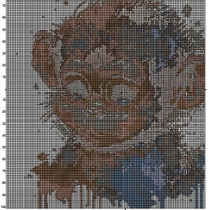 Monkey Cross Stitch Pattern 1 Instant PDF Download - Monkey Watercolor ...