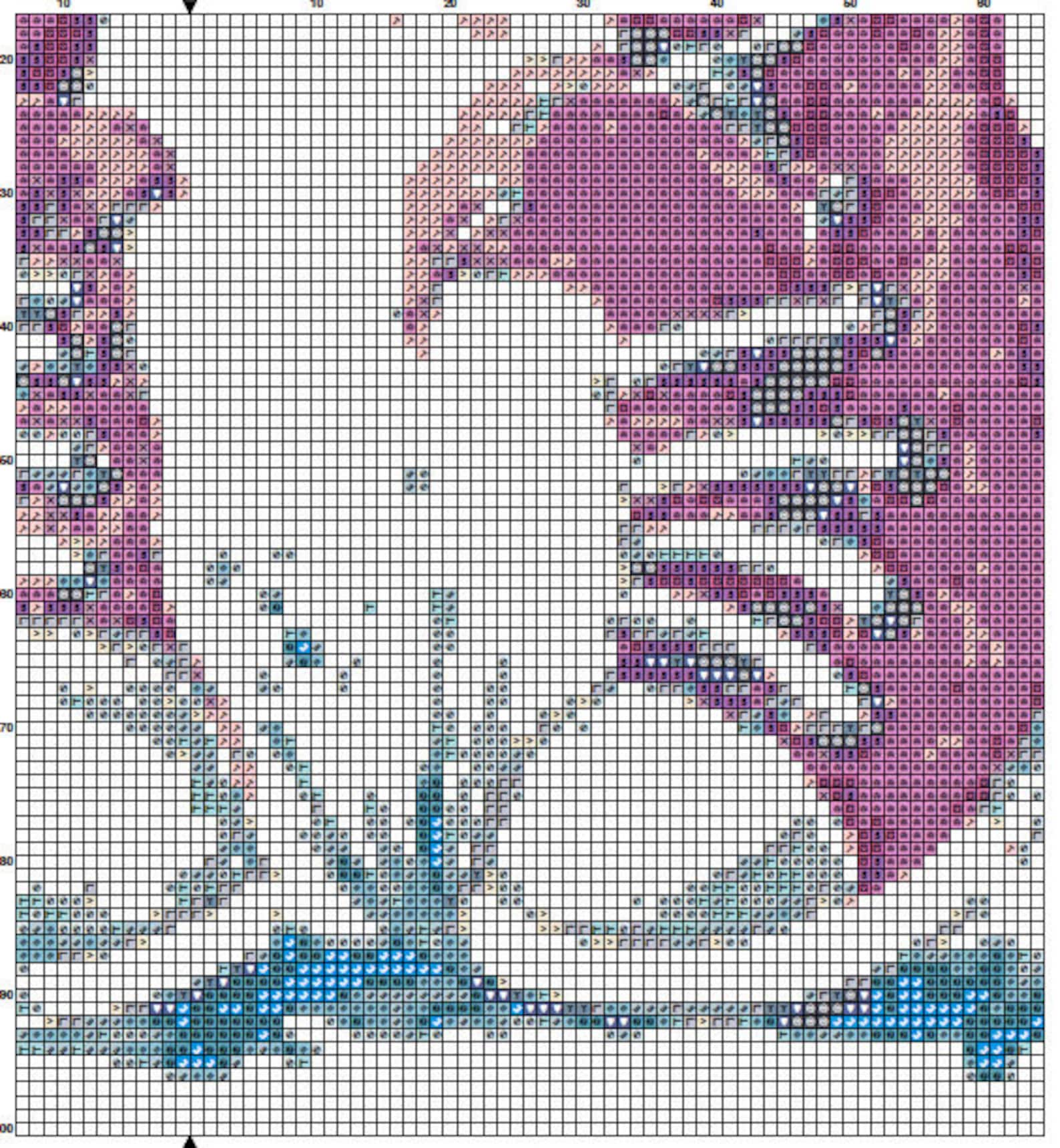 Hello Spring Cross Stitch Pattern 1 Instant PDF Download - Etsy