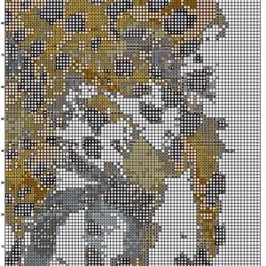 Leopard Cross Stitch Pattern 1 Instant PDF Download Leopard | Etsy