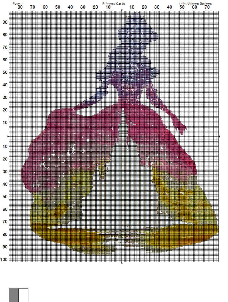Princess Castle Stitch Pattern 10 Instant PDF Download - Etsy