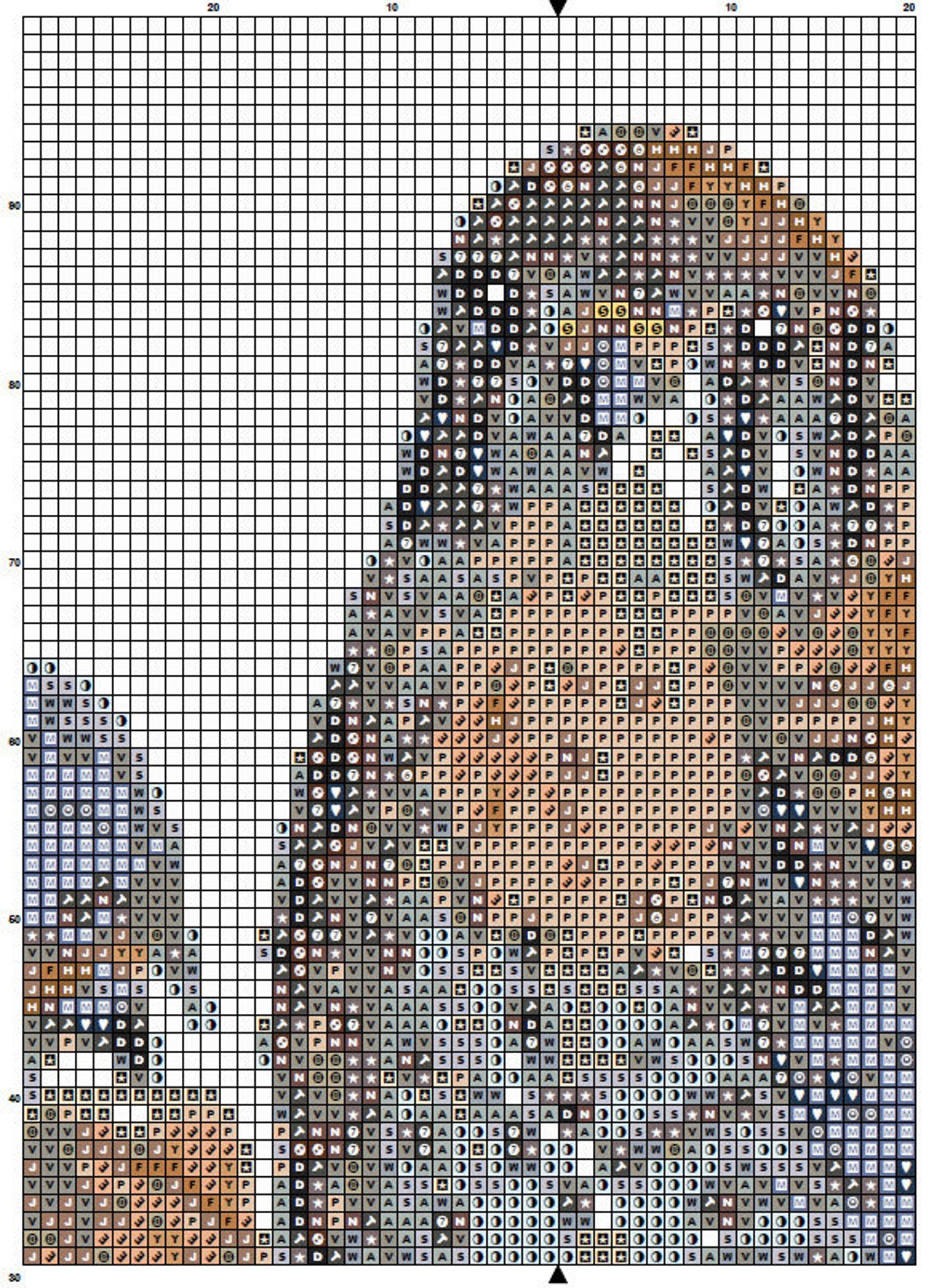 Falcons Cross Stitch Pattern 1 Instant Download Instant PDF | Etsy