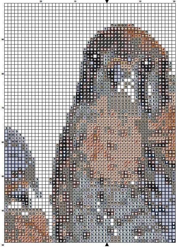 Falcons Cross Stitch Pattern 1 Instant Download Instant PDF | Etsy