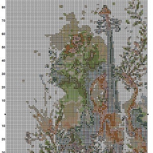 Violin Cross Stitch Pattern 5 Instant PDF Download - Violin Musical ...