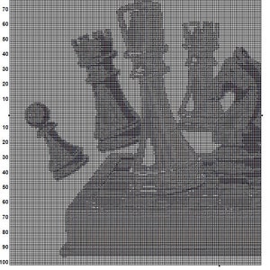 Chess Cross Stitch Pattern Instant PDF Download - Chess Board - Chess ...