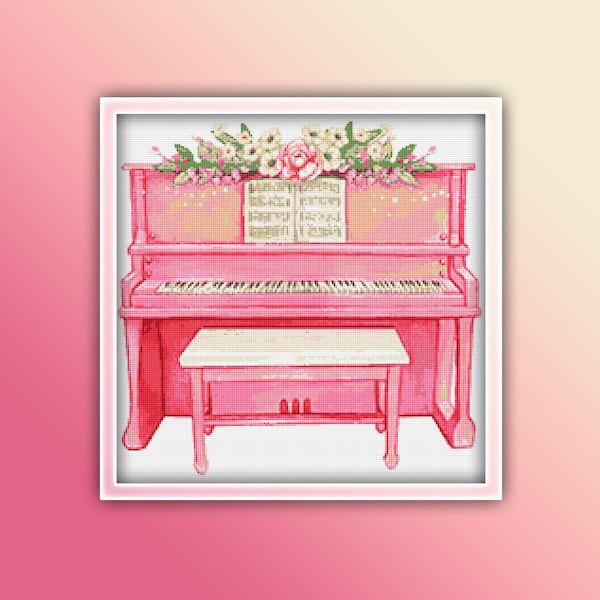 Pink Piano - Etsy