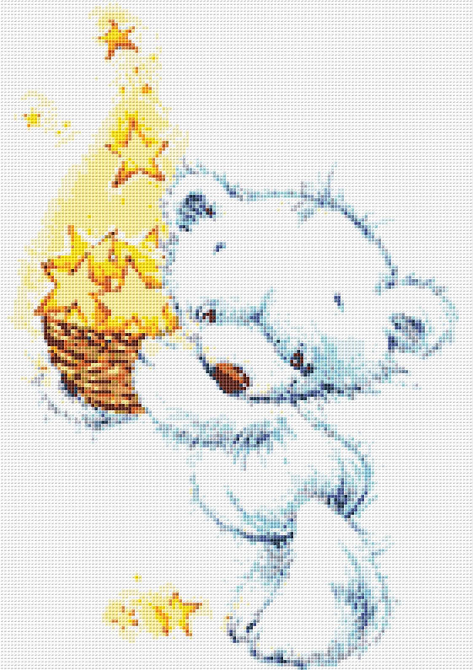 Teddy Bear Cross Stitch Pattern 6 Instant PDF Download Teddy | Etsy