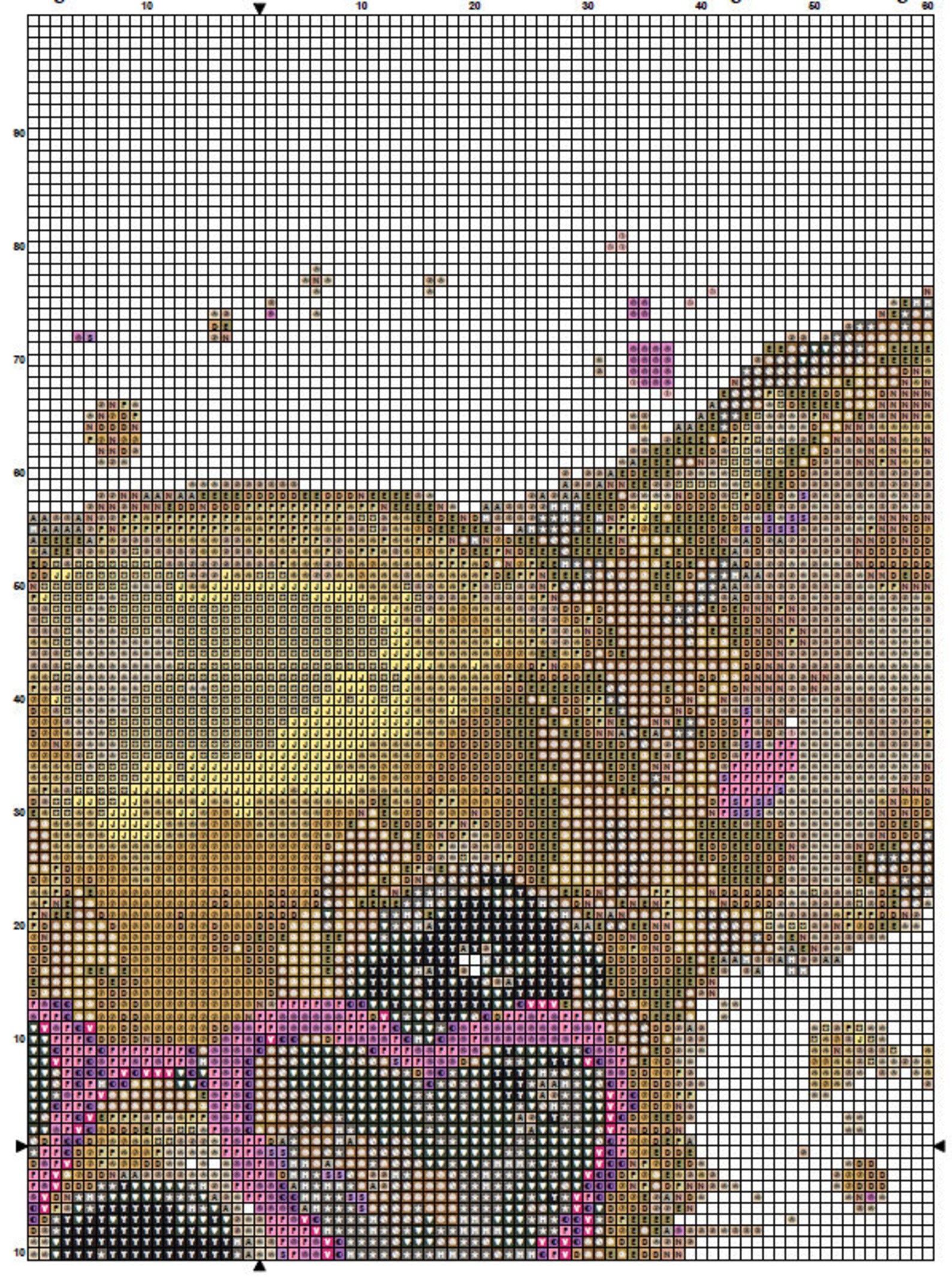 Chihuahua Cross Stitch Pattern 1 Instant PDF Download Dog | Etsy