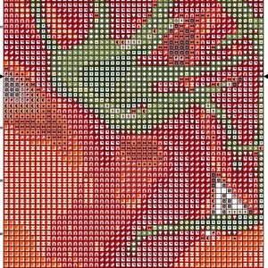 Tomatoes Cross Stitch Pattern 1 Instant PDF Download Tomato - Etsy
