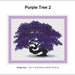 Purple Tree Cross Stitch Pattern 3 Instant PDF Download | Spring Tree ...