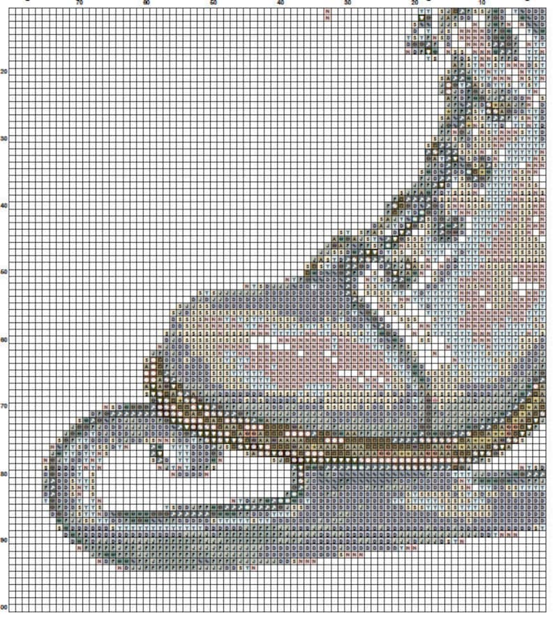 Ice Skating Boot Cross Stitch Pattern Instant PDF Download | Etsy
