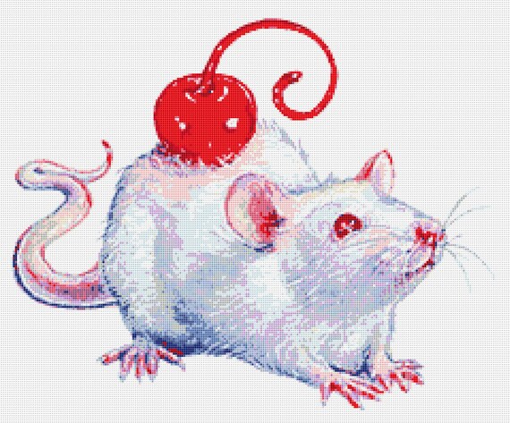 Craft Supplies & Tools Mouse Cross Stitch Pattern 1 Instant PDF ...