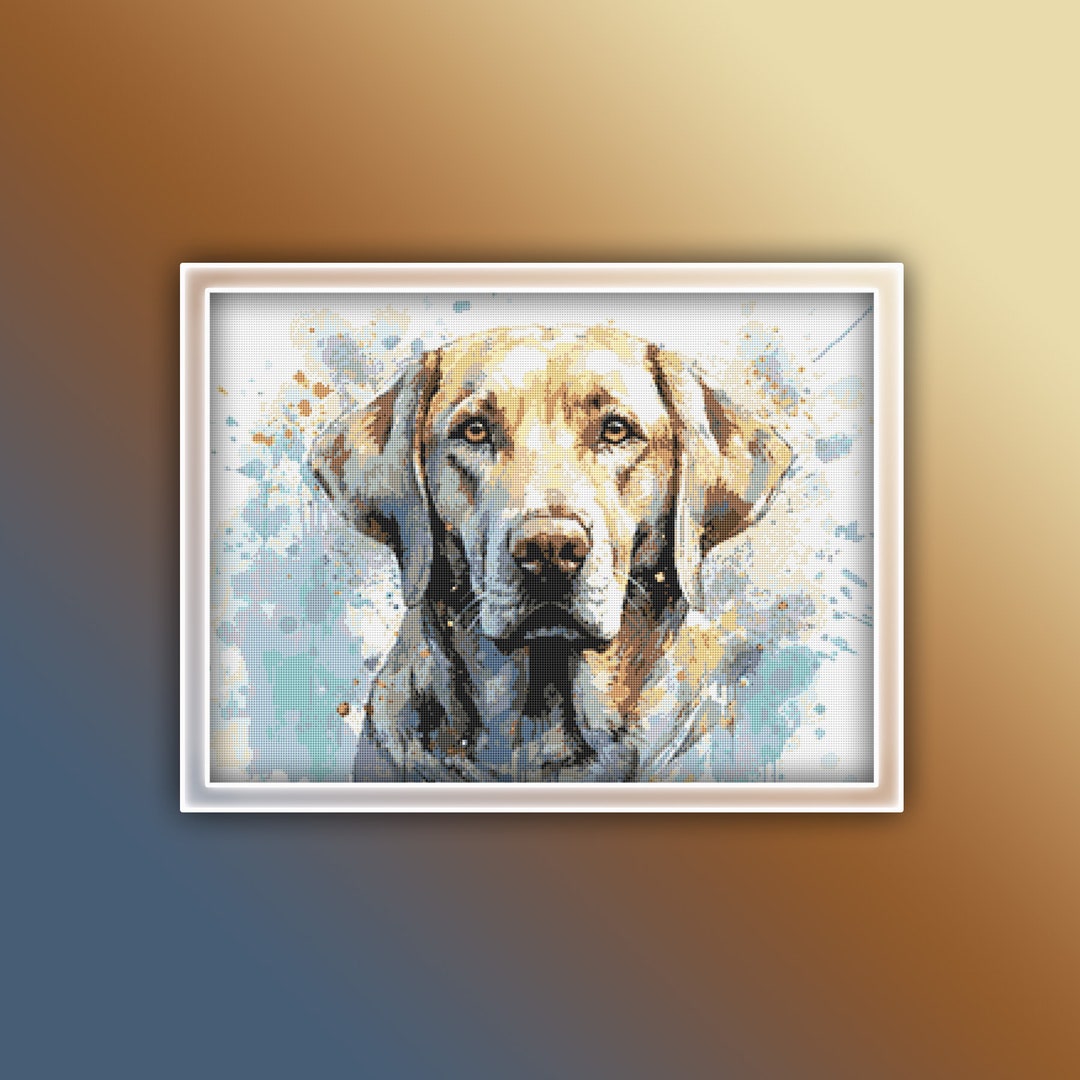 Labrador Cross Stitch Pattern 3 Instant PDF Download - Labradors Dog ...