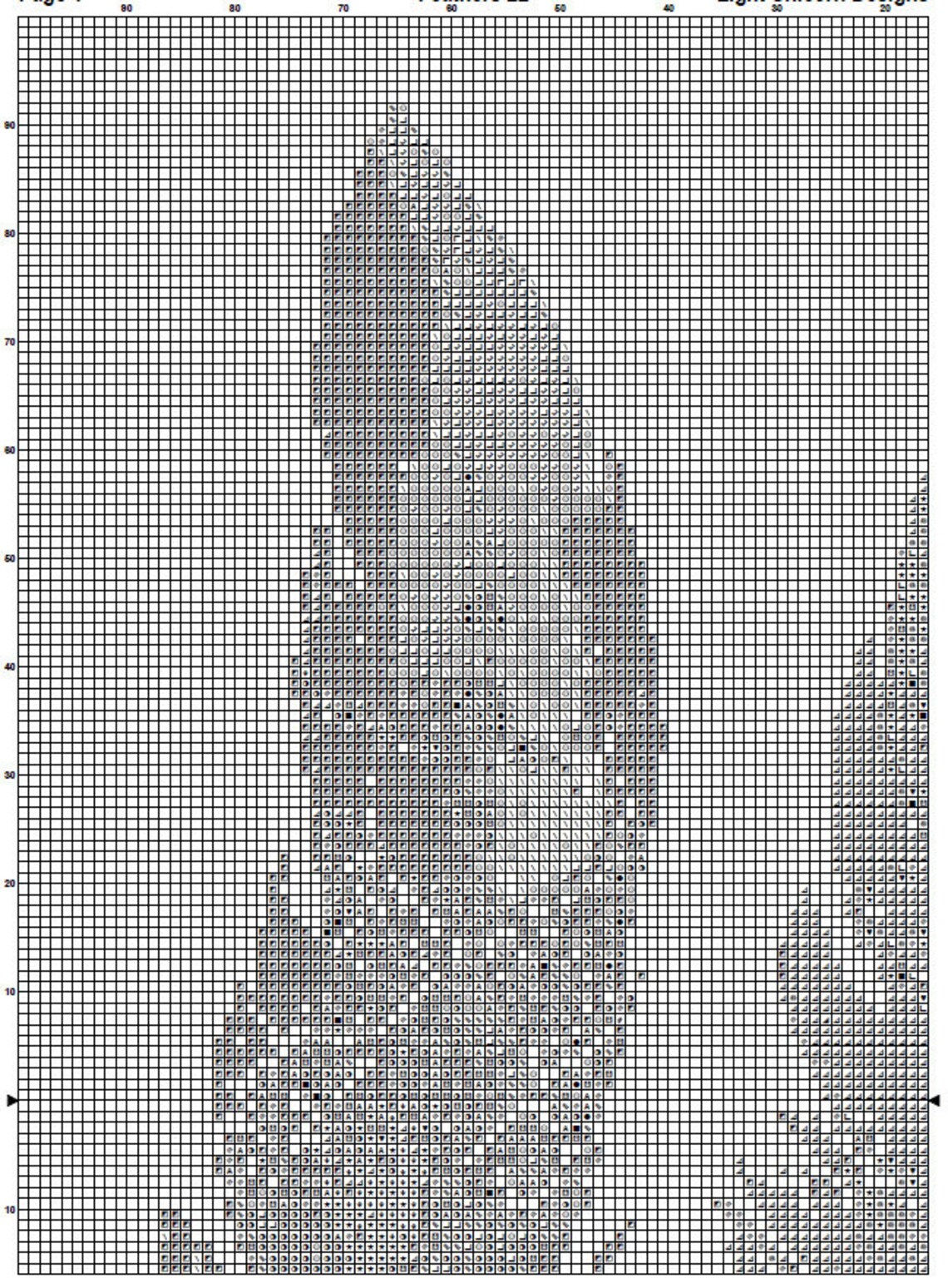 Feather Cross Stitch Pattern 22 Instant PDF Download Feather | Etsy