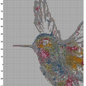 Hummingbird Cross Stitch Pattern 7 Instant PDF Download - Hummingbirds ...