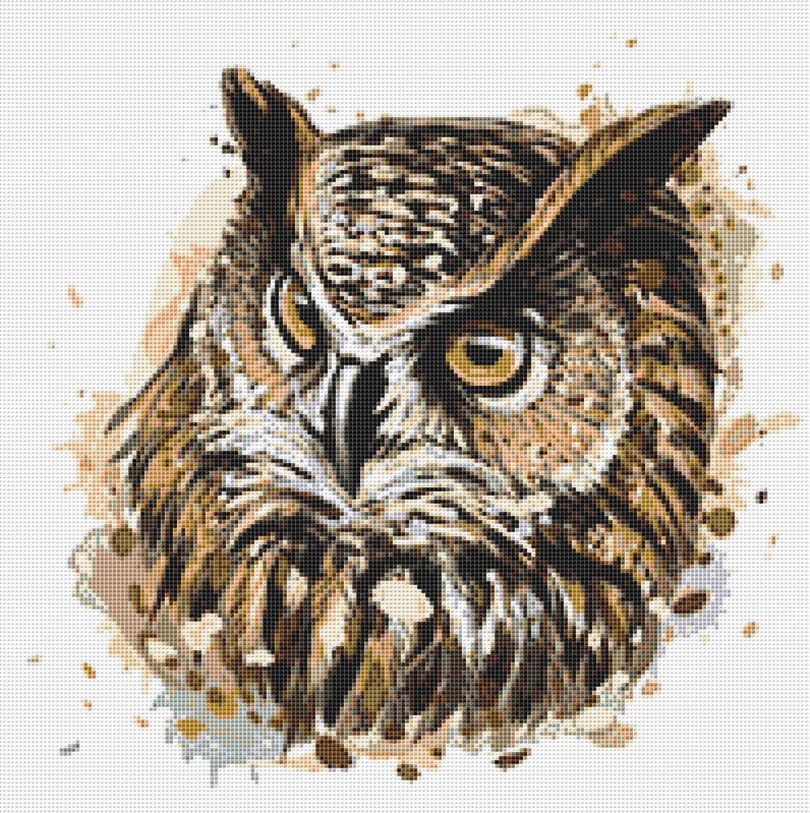 Owl Cross Stitch Pattern 5 Instant PDF Download Owl - Etsy