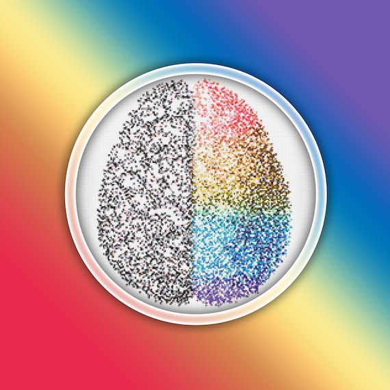 Brain Anatomy Cross Stitch Pattern 3 Instant PDF Download - Etsy