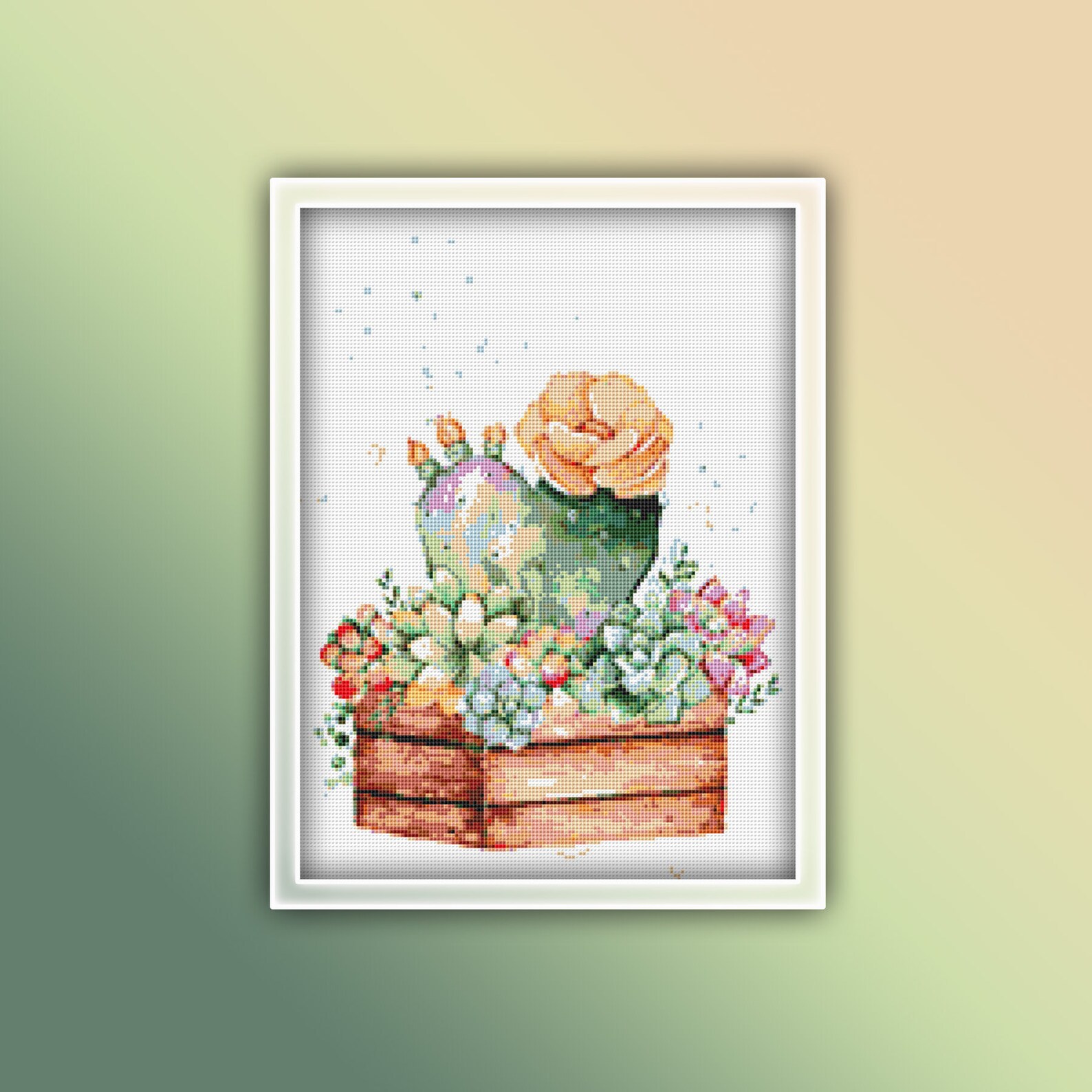 Cactus Cross Stitch Pattern 13 Instant PDF Download - Etsy