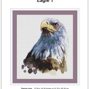 Eagle Cross Stitch Pattern 1 Instant Download Instant PDF Download ...