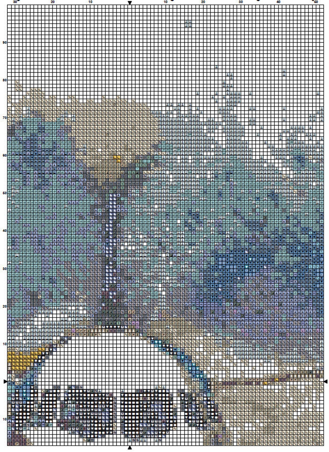 Boeing Cross Stitch Pattern 1 Instant PDF Download Airplane - Etsy