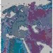 World Map Cross Stitch Pattern 2 Instant PDF Download Earth - Etsy