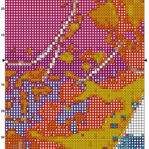 Swimmer Cross Stitch Pattern 1 Instant Download Instant PDF Download ...