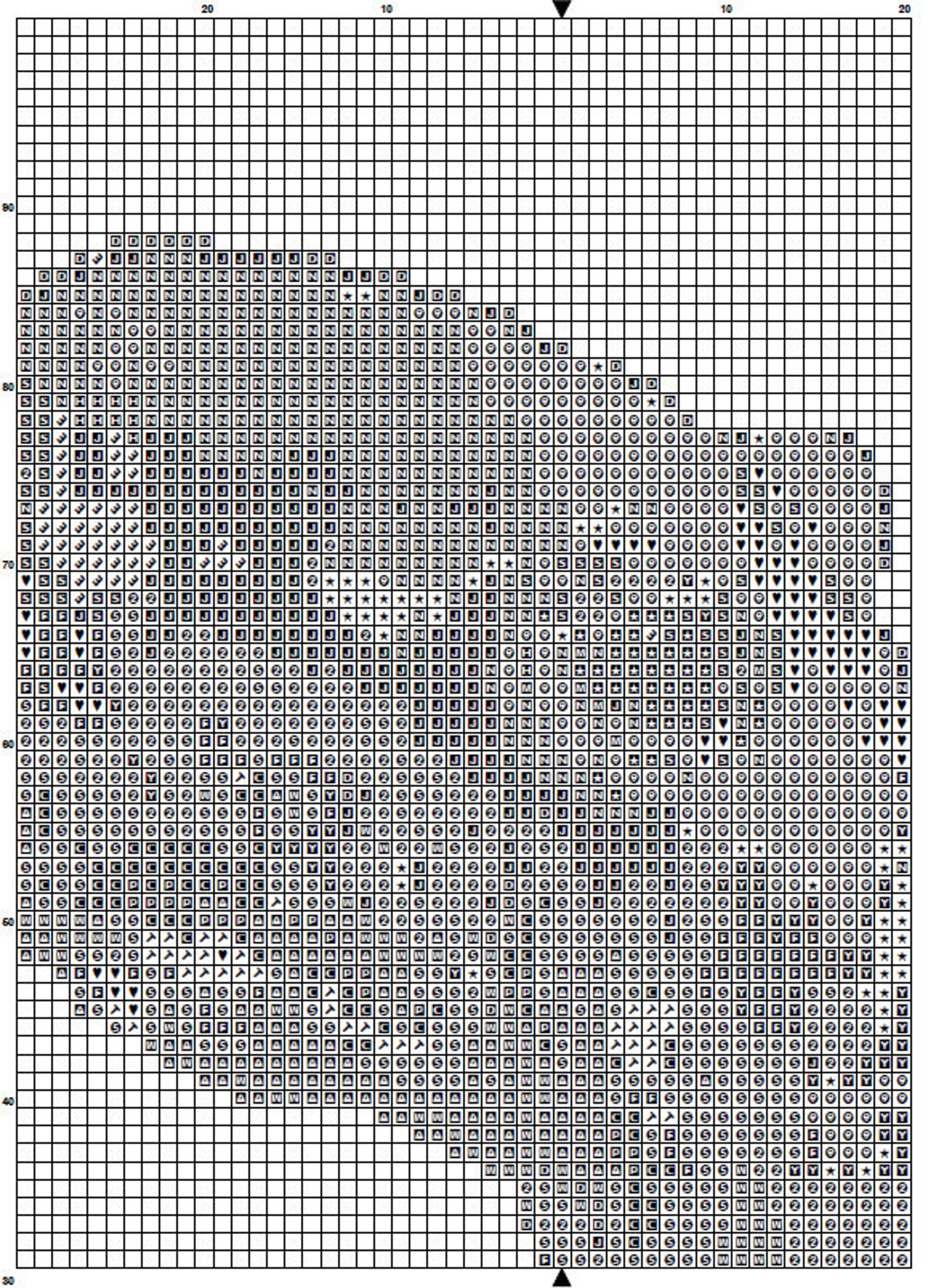 Octopus Cross Stitch Pattern 2 Instant PDF Download Octopus - Etsy