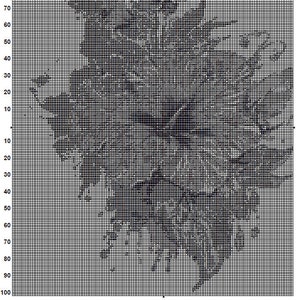 Hibiscus Cross Stitch Pattern 6 Instant PDF Download - Tropical Flower ...