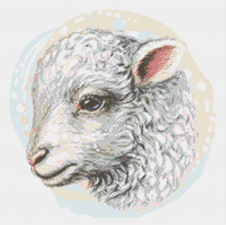 Sheep Cross Stitch Pattern 1 Instant Download Instant PDF - Etsy