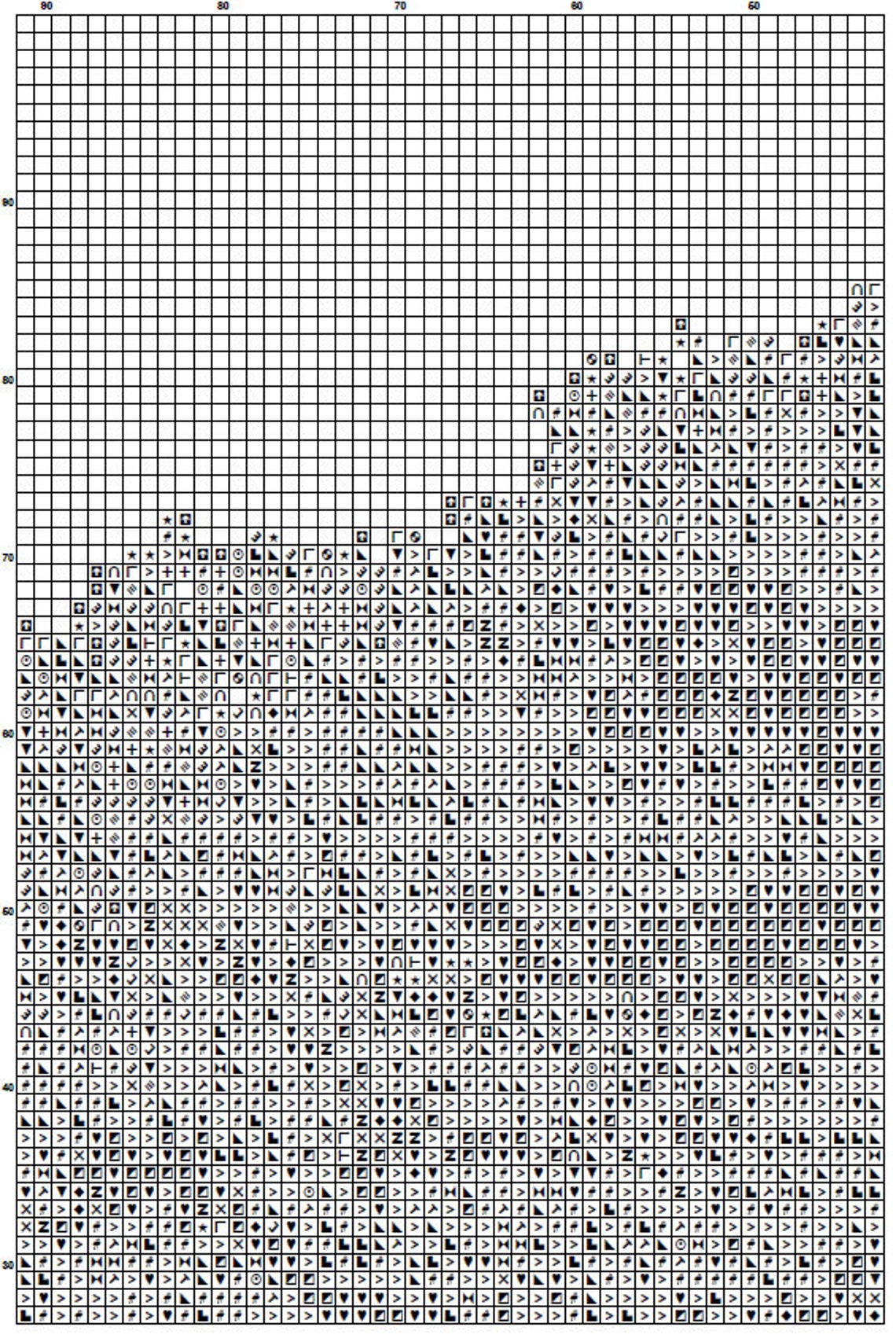 Tree Cross Stitch Pattern 1 Instant PDF Download Summer Tree - Etsy
