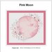 Pink Moon Cross Stitch Pattern Instant PDF Download Moon - Etsy