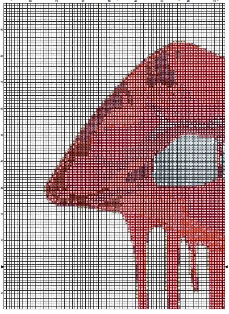 Red Lips Cross Stitch Pattern 5 Instant PDF Download Red - Etsy