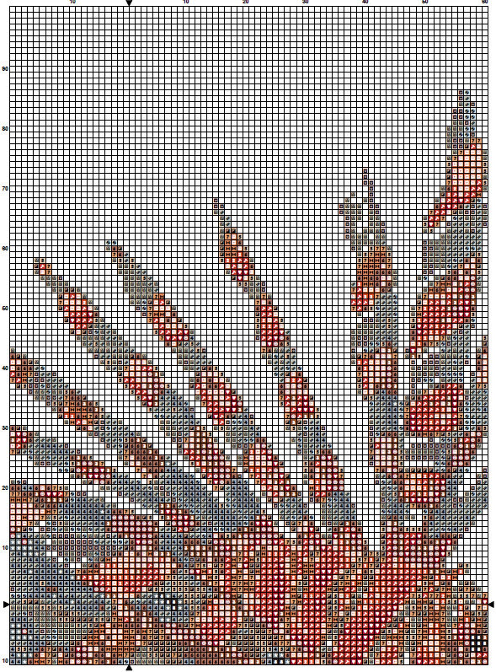 Lion Fish Cross Stitch Pattern 1 Instant Download Instant PDF - Etsy