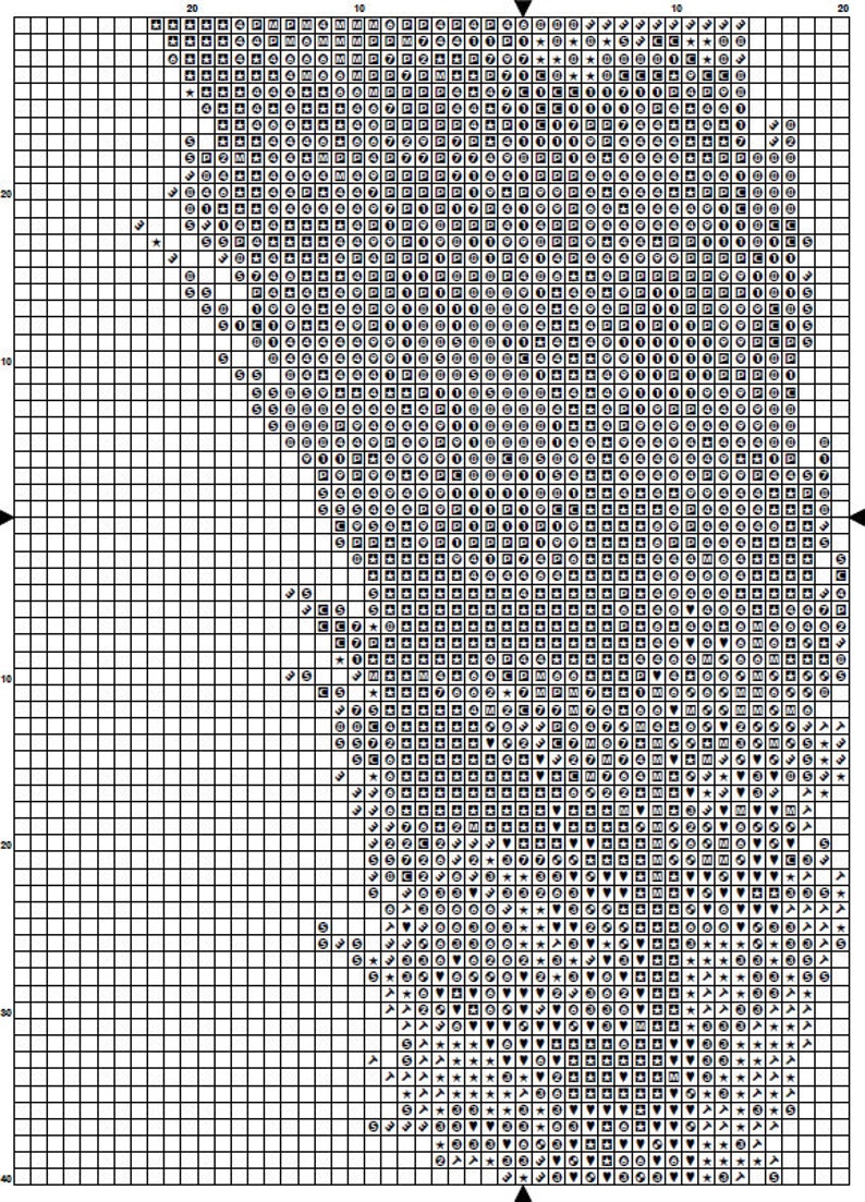 Feather Cross Stitch Pattern 1 Instant PDF Download Feather | Etsy