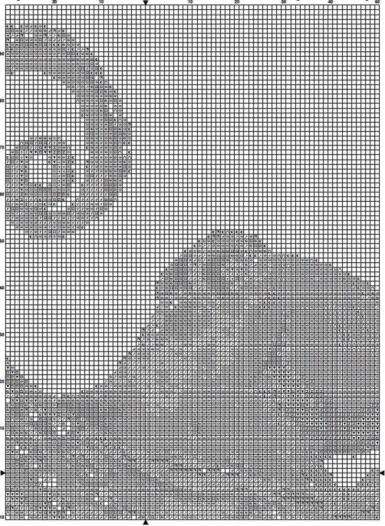 Octopus Cross Stitch Pattern 3 Instant PDF Download Octopus - Etsy