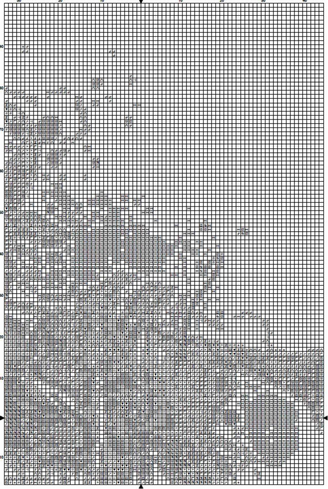 Trumpet Musician Cross Stitch Pattern 1 Instant PDF Download | Etsy