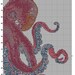 Octopus Cross Stitch Pattern 4 Instant PDF Download - Octopus ...